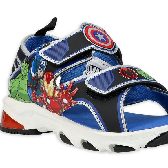 Marvel | Shoes | Marvel Avengers Sandals Size 7 Hulk Iron Man Captain ...